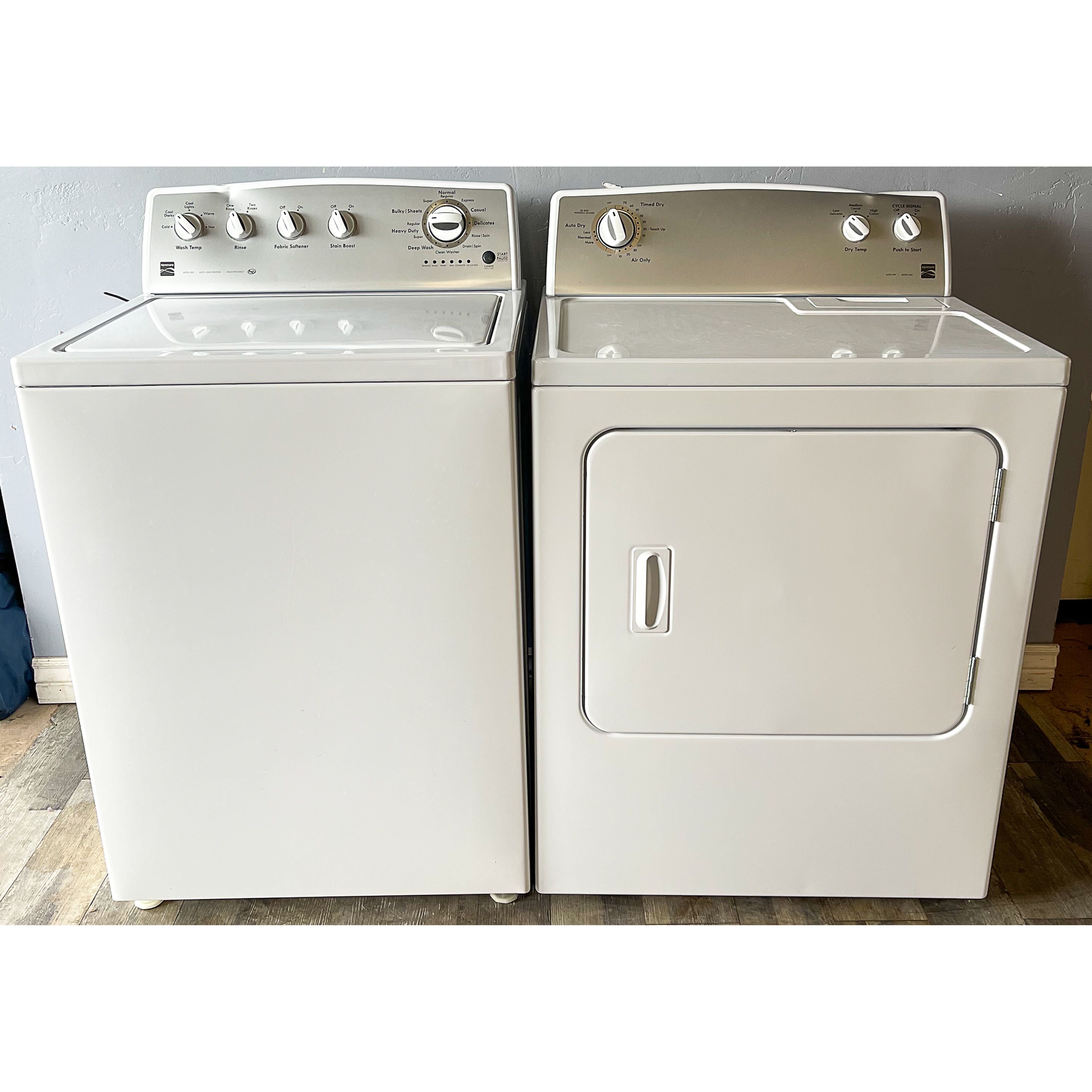 Kenmore 3.8 Cu. Ft. Washer 110.25102310 & Electric Dryer 110.6210231 ...