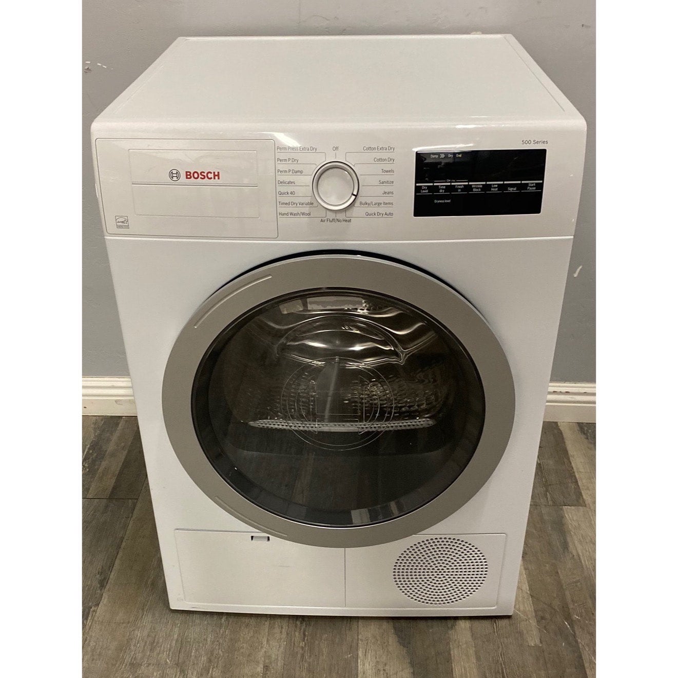 Bosch 500 4-Cu. Ft. Stackable Ventless Electric Dryer (White) ENERGY ...