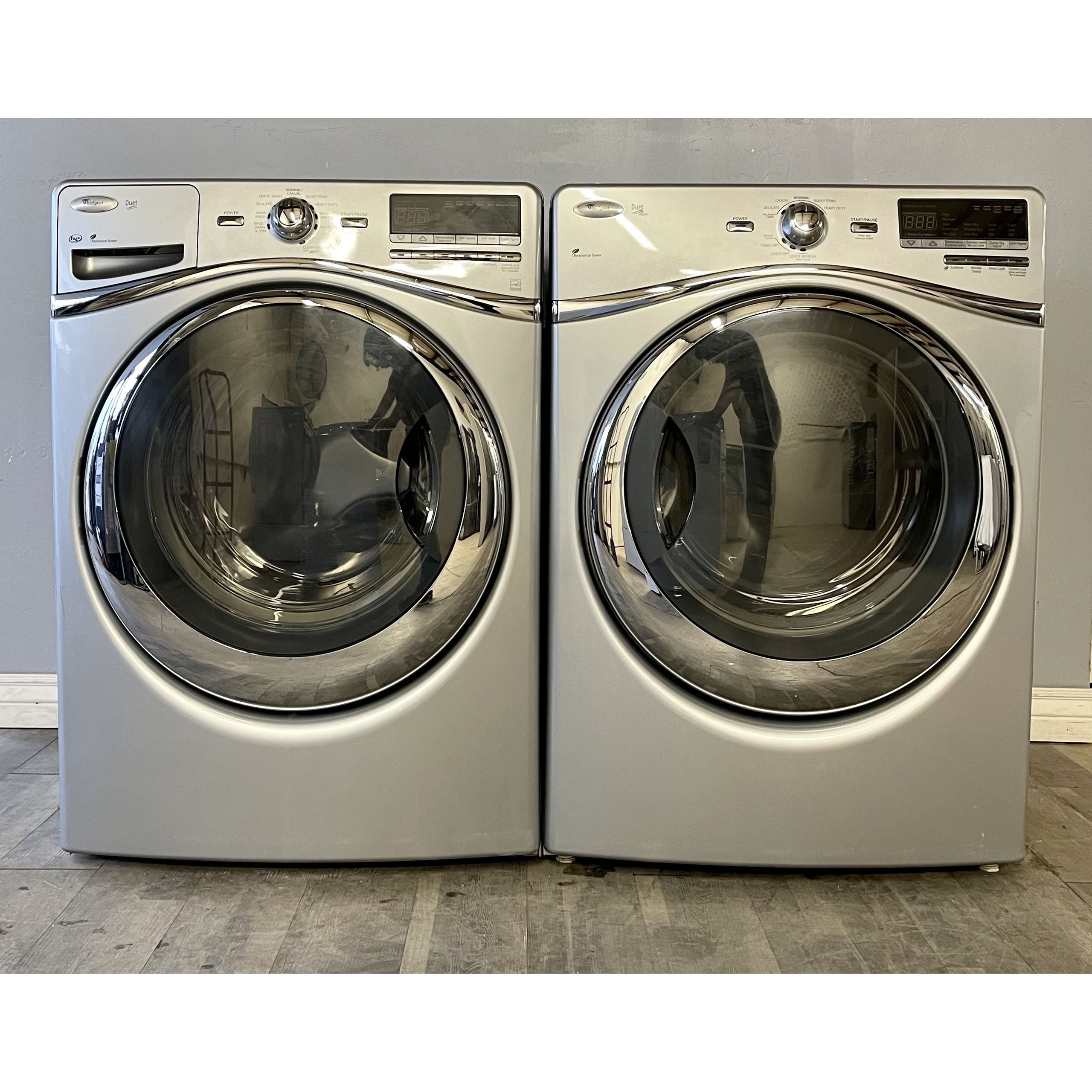 Whirlpool 4.3 Cu. Ft. Washer WFW94HEXL2 & 7.4 Cu. Ft. Electric Dryer ...